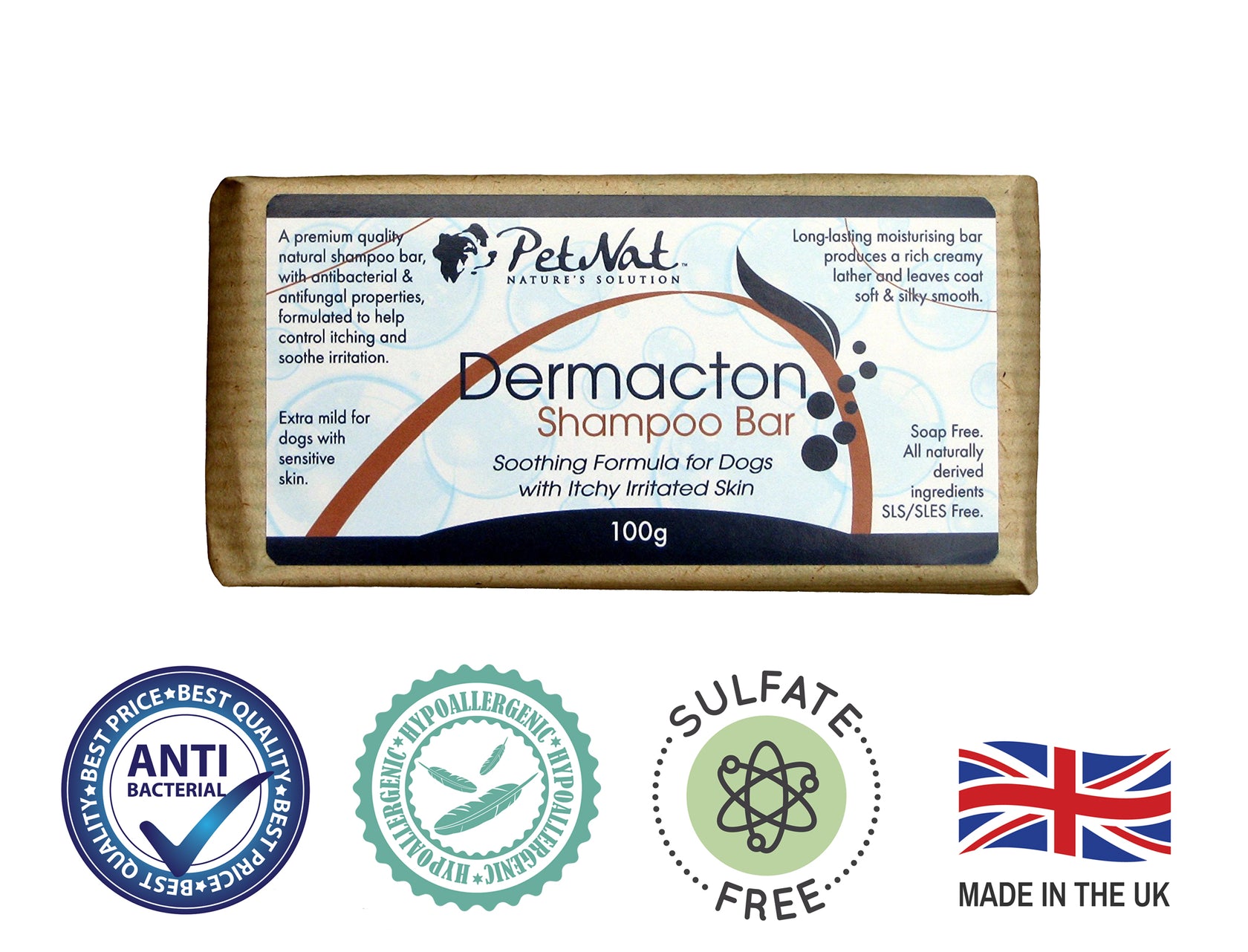 Dermacton Shampoo Bar for Itchy Dogs – Aromesse